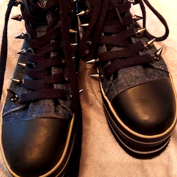 YRU | Shoes | Yru Spiked Platform Boots | Poshmark